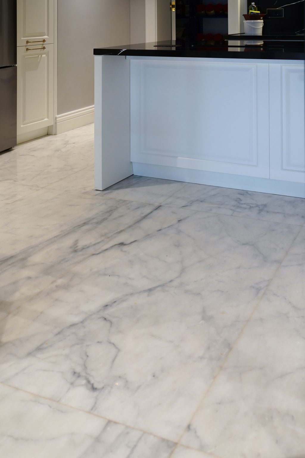 Aegean White Kitchen Project Made With Natural Stone