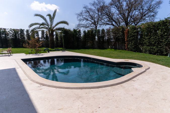 Travertine Garden Project Made With Natural Stone